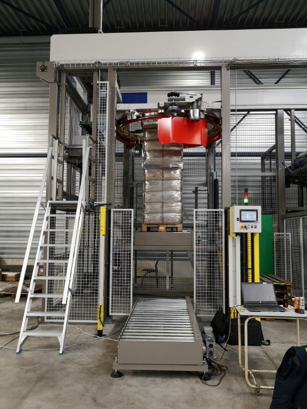 Stapel en wikkel je pallets simultaan – Wals Systems